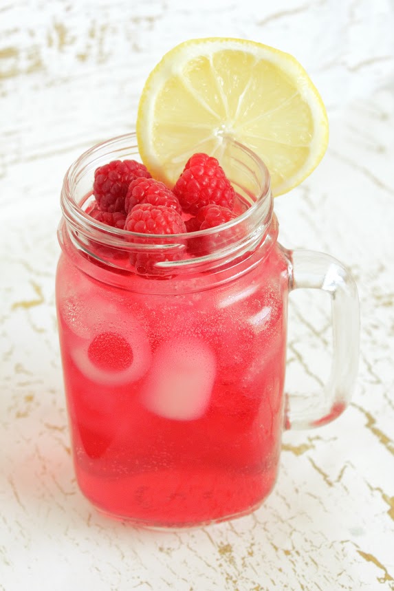 Valentine’s Day Lemon-Lime Cran-Raspberry Drink